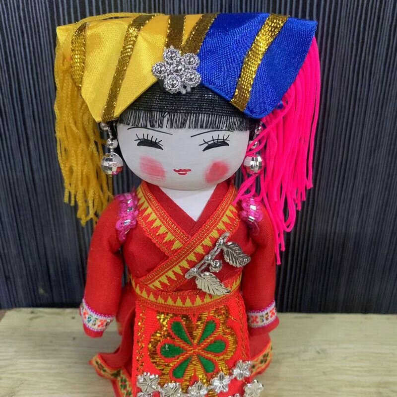 56 кукол китайских этнических групп, деревянные ручной работы фигурки, игрушки, декоративные подарки для детского сада, украшения