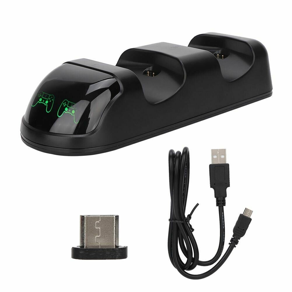 Зарядная станция для геймпадов джойстиков Sony Playstation 4 PS4 Dualshock 4 с индикацией