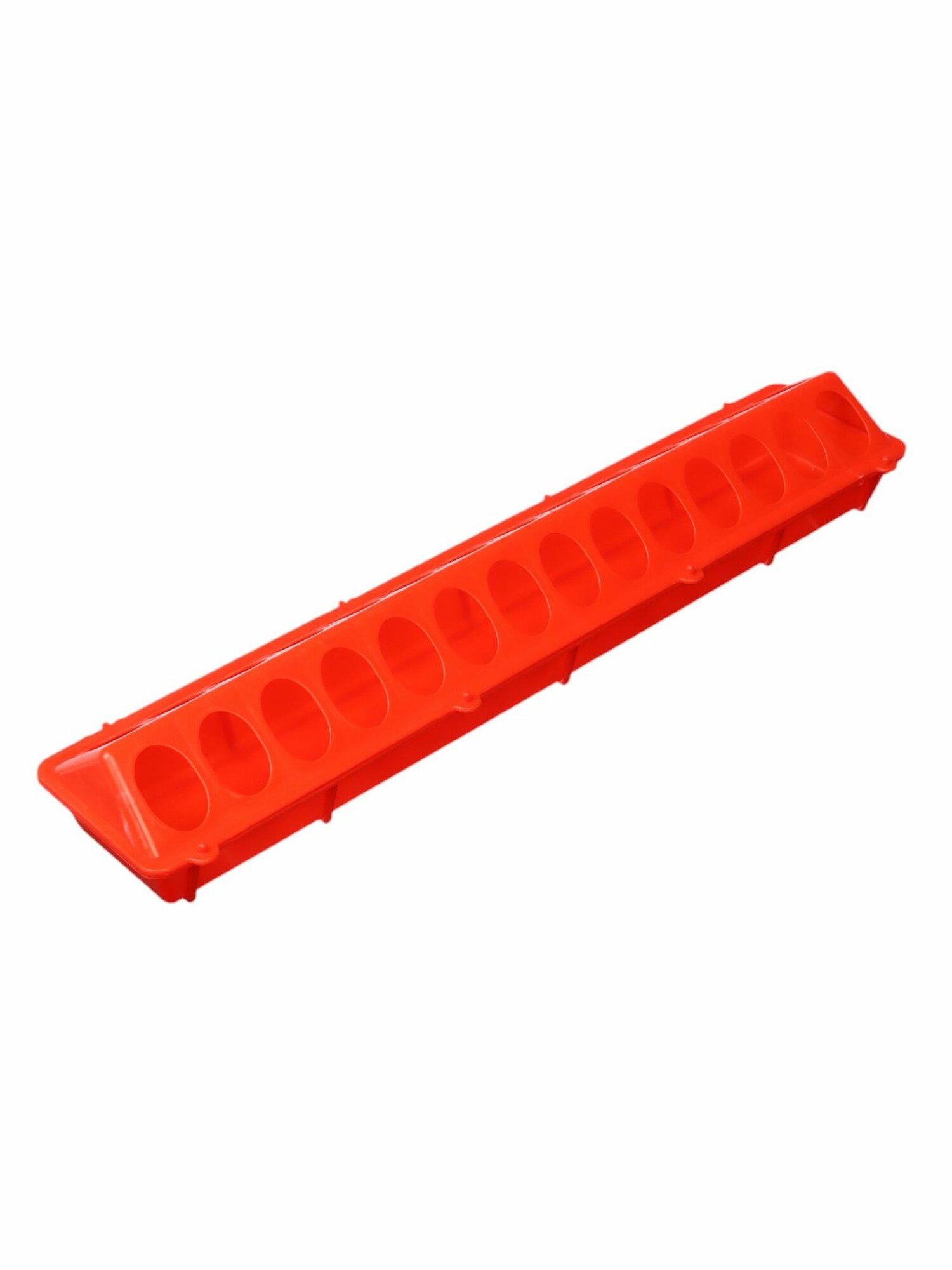 Кормушка - поилка для перепелов, 50 11 7, пластик, лотковая, 28 ячеек