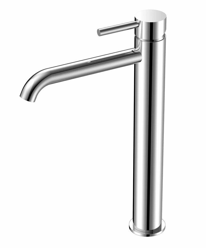 Смеситель для раковины SantiLine SL-9004 хром, глянцевый, кран для ванной в раковину, из латуни, рычажный, с керамическим картриджем, с функцией экономии расхода