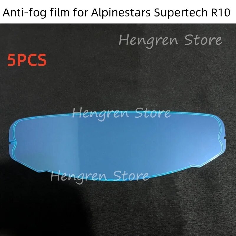 Противотуманная пленка для Alpinestars Supertech R10, противотуманная пленка, наклейка, нашивка 5PCS