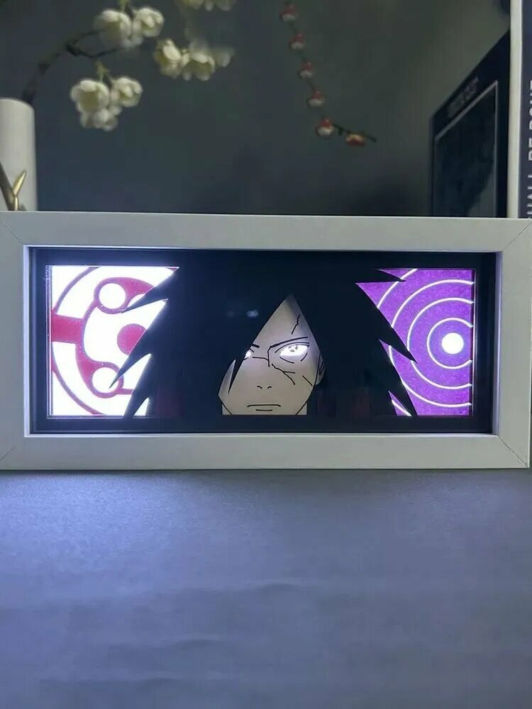 Аниме ночник 3D Наруто Учиха Мадара