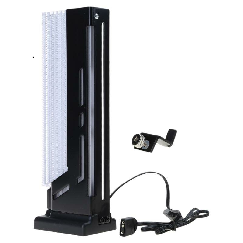 Кронштейн для видеокарты вертикальный с ARGB, Черный