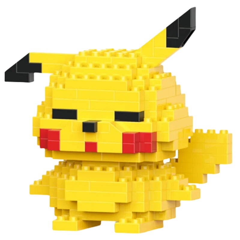 Bandai Pokemon Мини-конструктор Пикачу NO BOX, A-48-Pichu