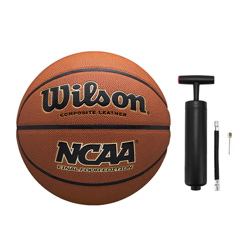 Баскетбольный мяч унисекс Wilson WTB1233IB07CN NCAA Collection PU коричневый размер 7 для тренировок и соревнований