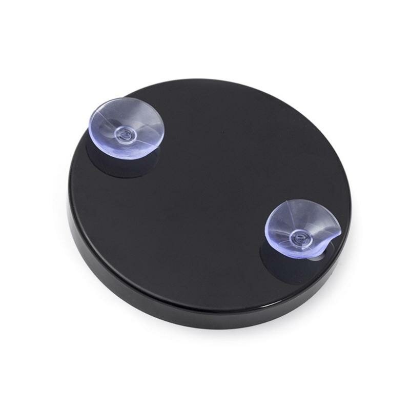 Увеличительное зеркало с присосками и пинцетом, Черный - 10x