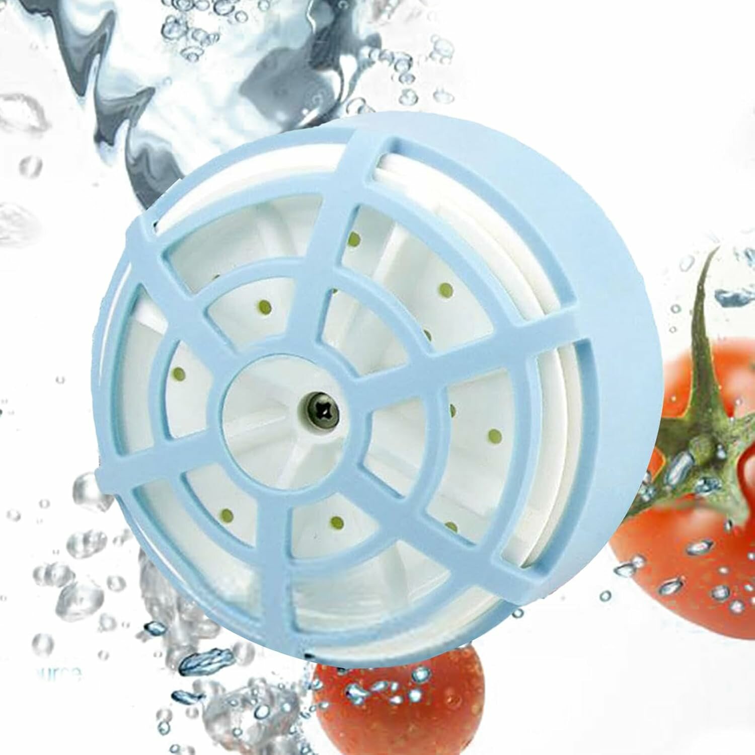 HAQI Ультразвуковая и ионная мойка для овощей и фруктов | Очиститель продуктов с ультразвуком | Водонепроницаемый кухонный прибор для очистки овощей, фруктов, мяса и риса