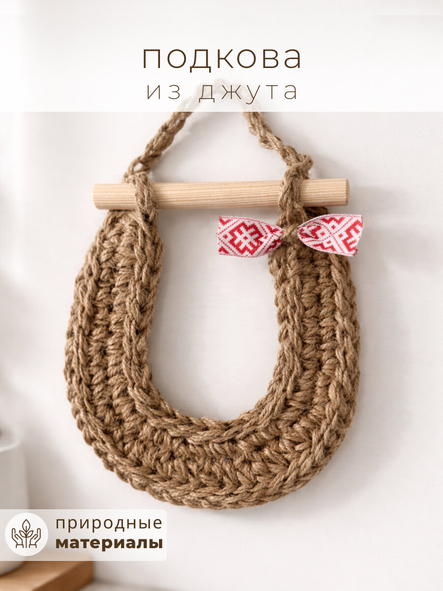 Подкова сувенирная оберег для дома славянский сувенир из России KLMK