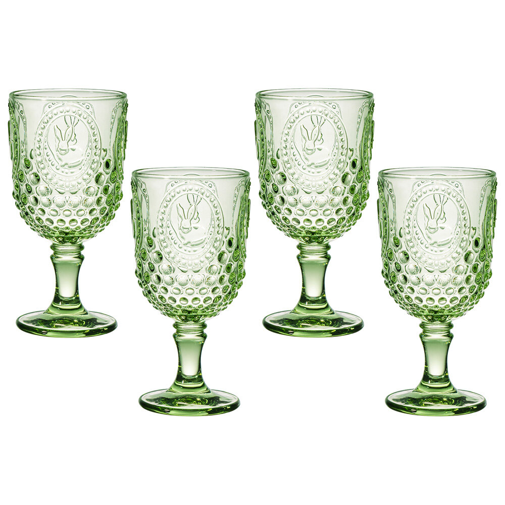 Набор бокалов для вина sunday green 4 шт/280 мл KSG-355-439