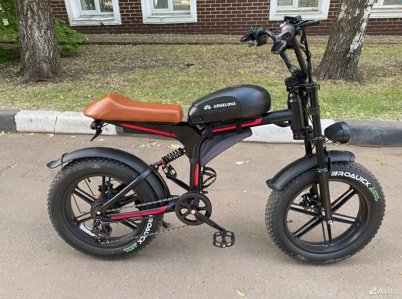 Электро скутер велосипед Фэтбайк Armelona AR-16 1000ват черный