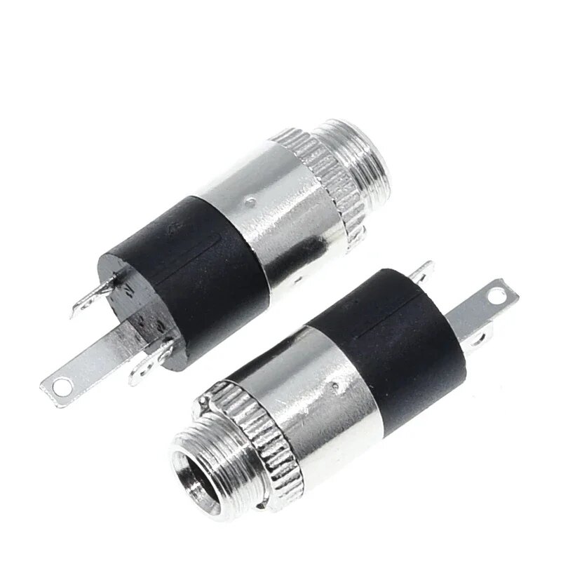 10 шт. PJ392 3,5 мм стерео гнездо с винтом 3,5 аудиоразъем для наушников PJ-392 цилиндрический разъем