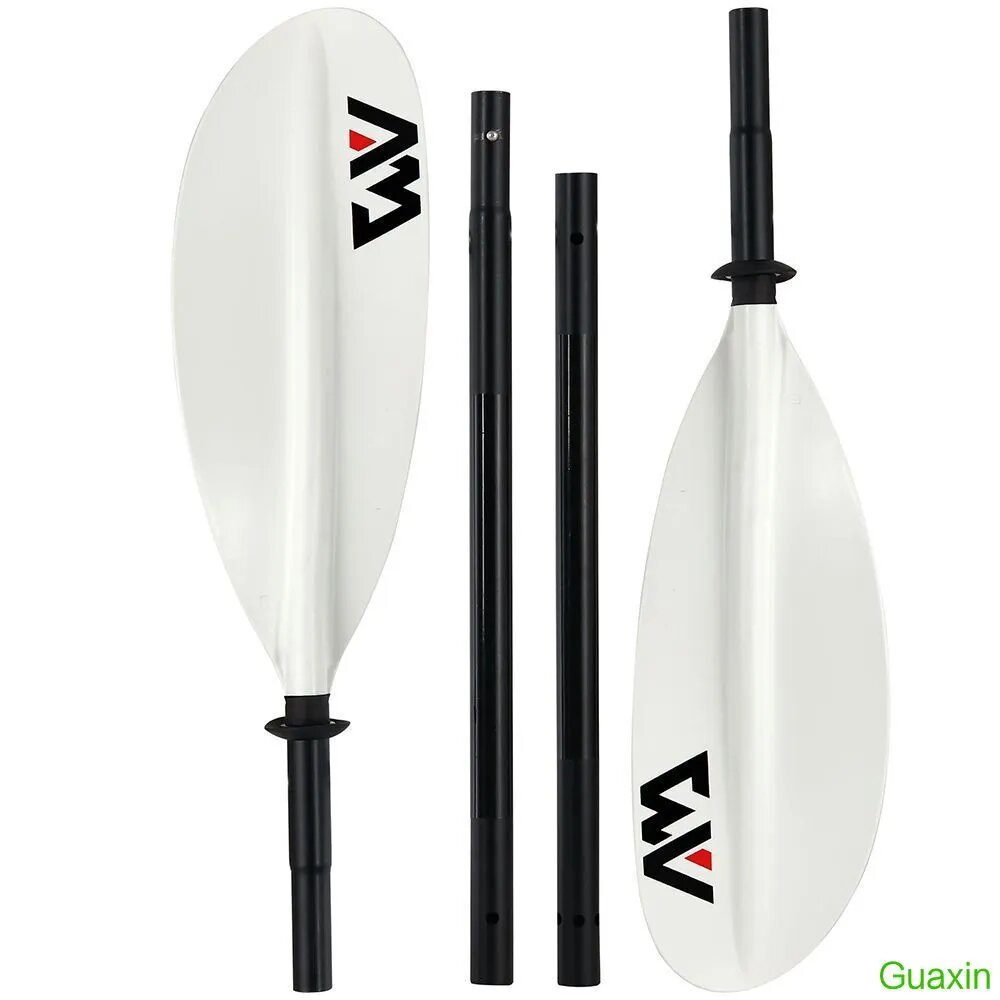 Весло для каяка/байдарки алюминиевое Aqua Marina KP-1 (4-х секционное) Белое, черное