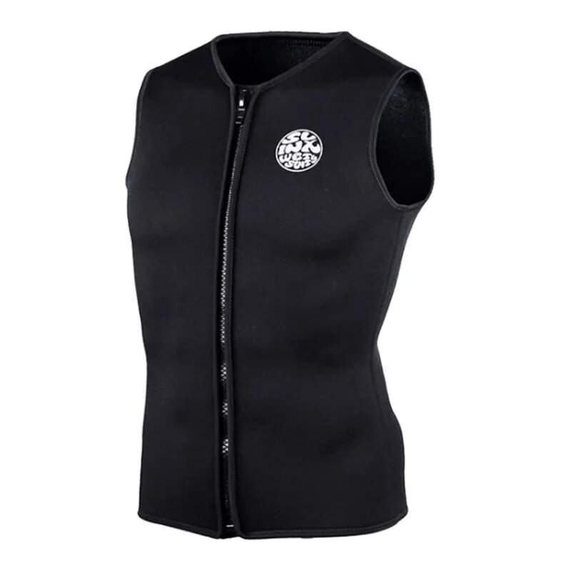 Уличный гидрокостюм унисекс 3 мм неопреновый жилет без рукавов для дайвинга, серфинга, плавания под парусом