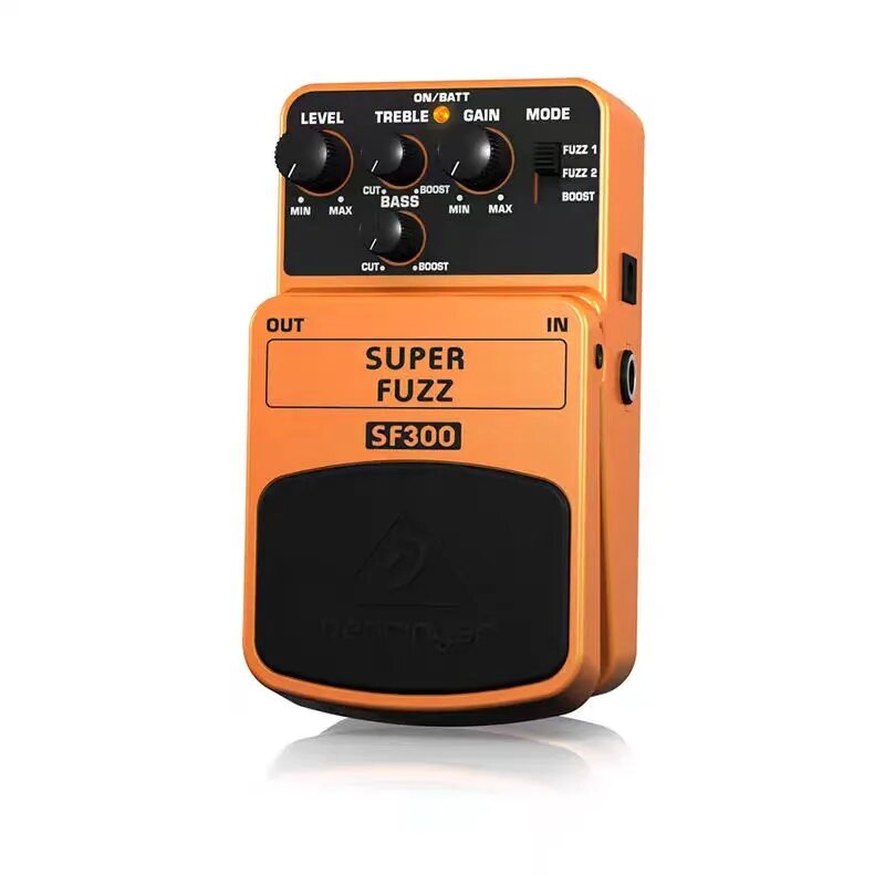 Behringer SF300 J Super Fuzz SF300 - Педаль эффектов оранжевая пластик для электрогитары — фото 1