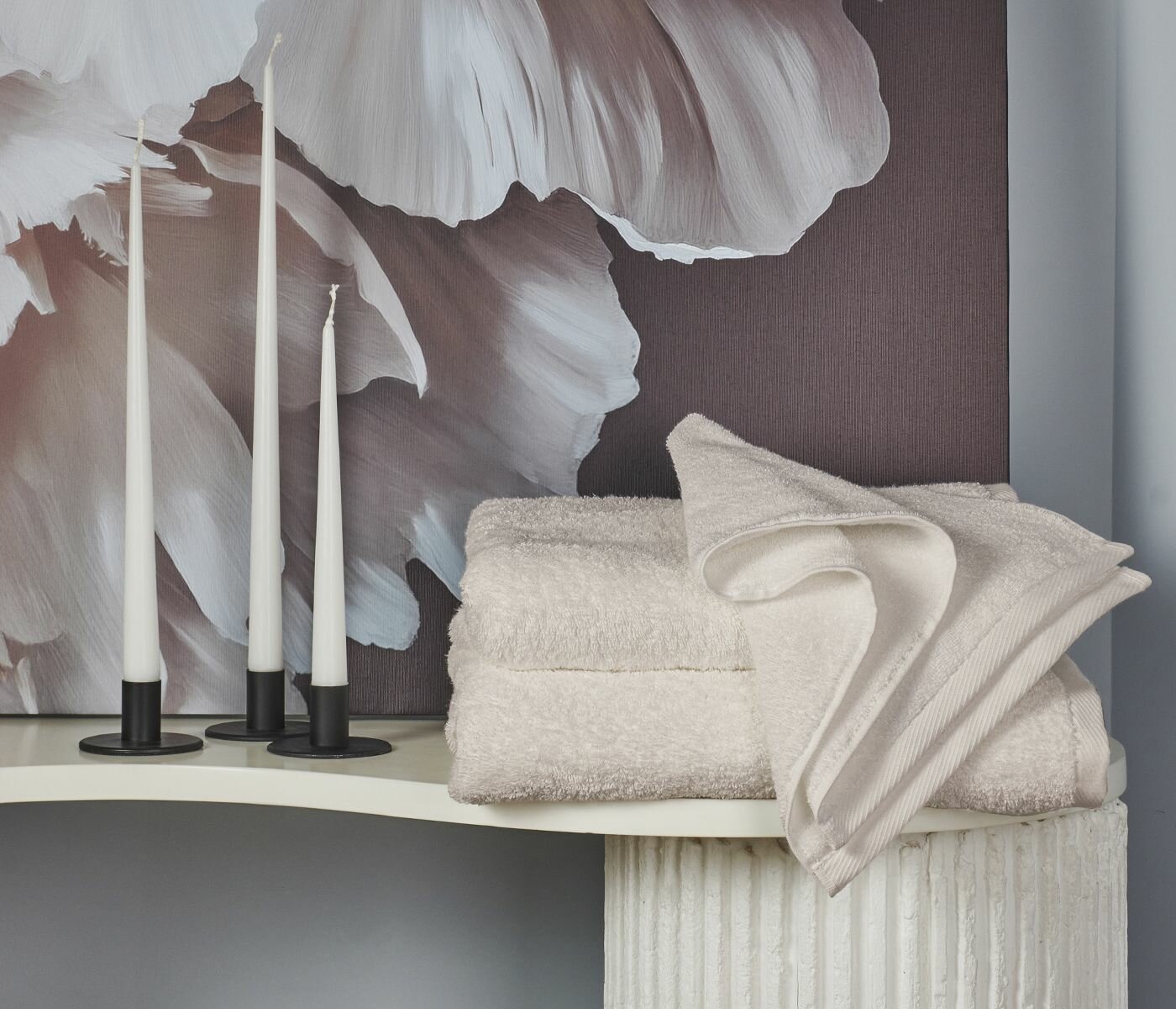 Полотенце банное 100x150 идеал, махровое,100% хлопок, песочное, для волос. STENOVA HOME