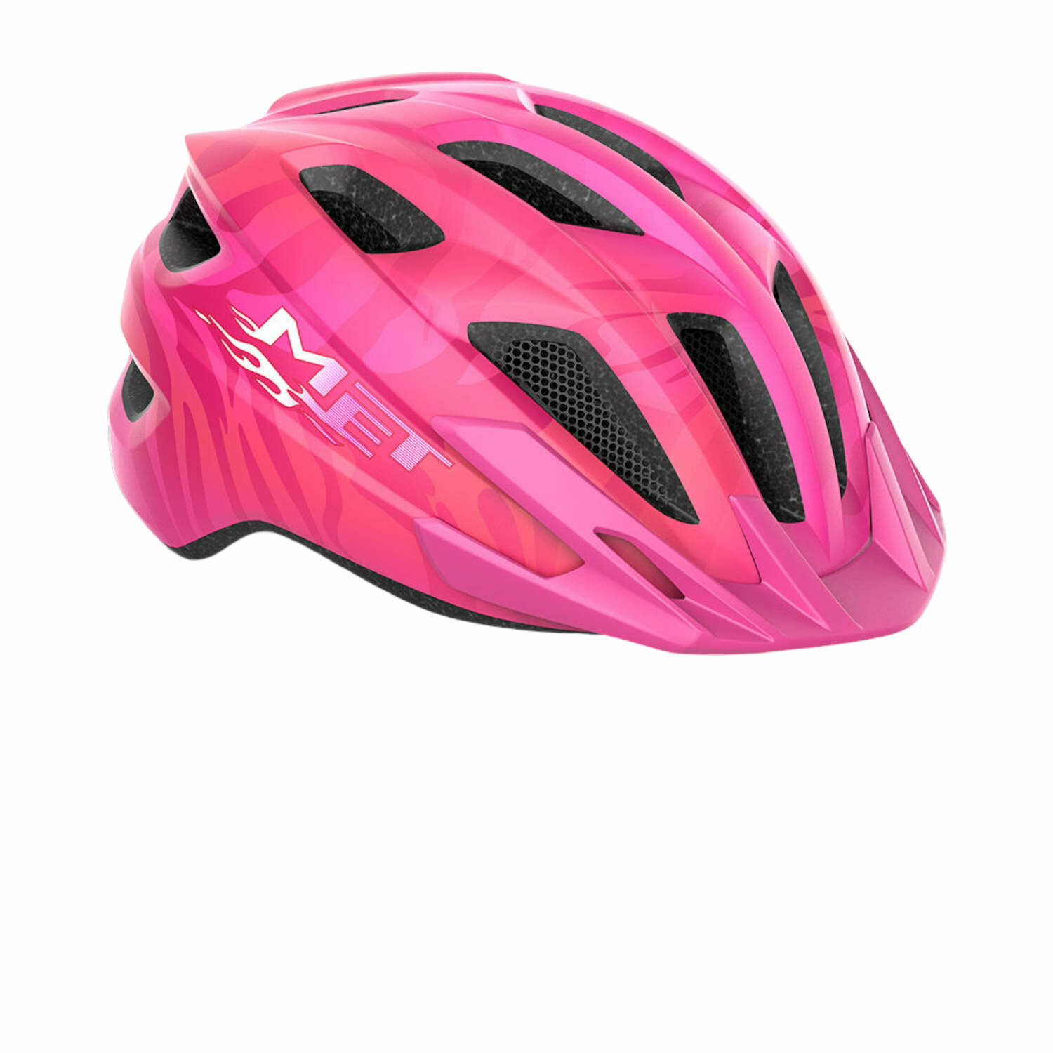 Велошлем MET Crackerjack Pink Matt (см:52-57)