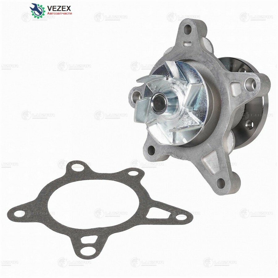 LUZAR LWP08B2 Насос водяной для а/м Hyundai/Kia Solaris/Elantra/CEED/Rio IV 1.4i/1.6i/2.0i CEED (06-)/Solaris (10-) 1.4/1.6