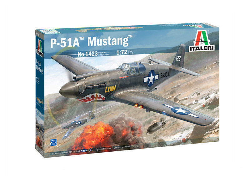Сборная модель "Авиация P-51A Mustang" (1:72), артикул 1423