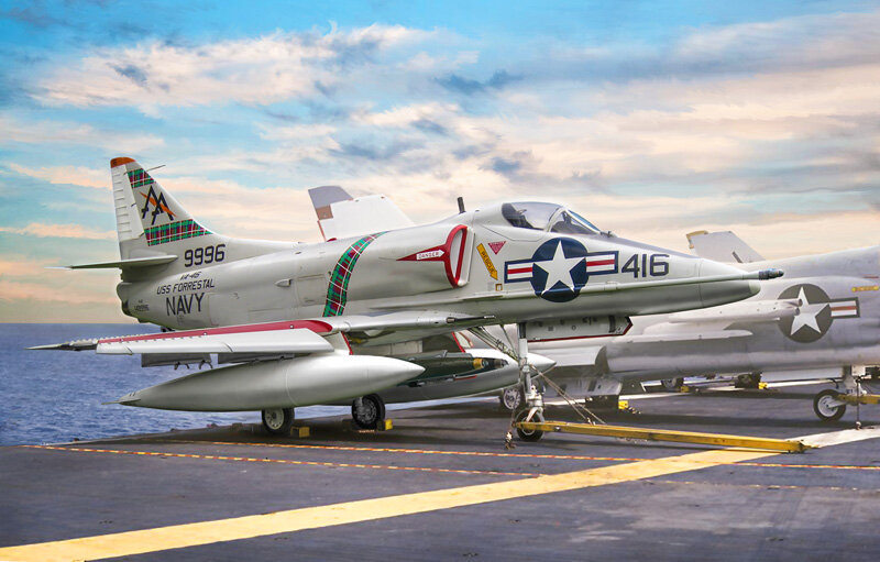 Сборная модель "Авиация A-4 E/F/G Skyhawk" (1:48), артикул 2826