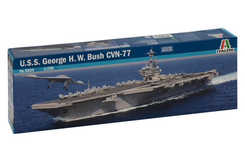 Сборная модель "Корабль U.S.S. GEORGE H.W.BUSH CVN 77" (1:720), артикул 5534
