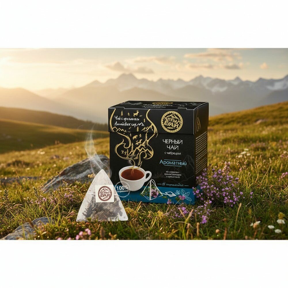 Чай черный "С чабрецом" ароматный 30гр A2191181