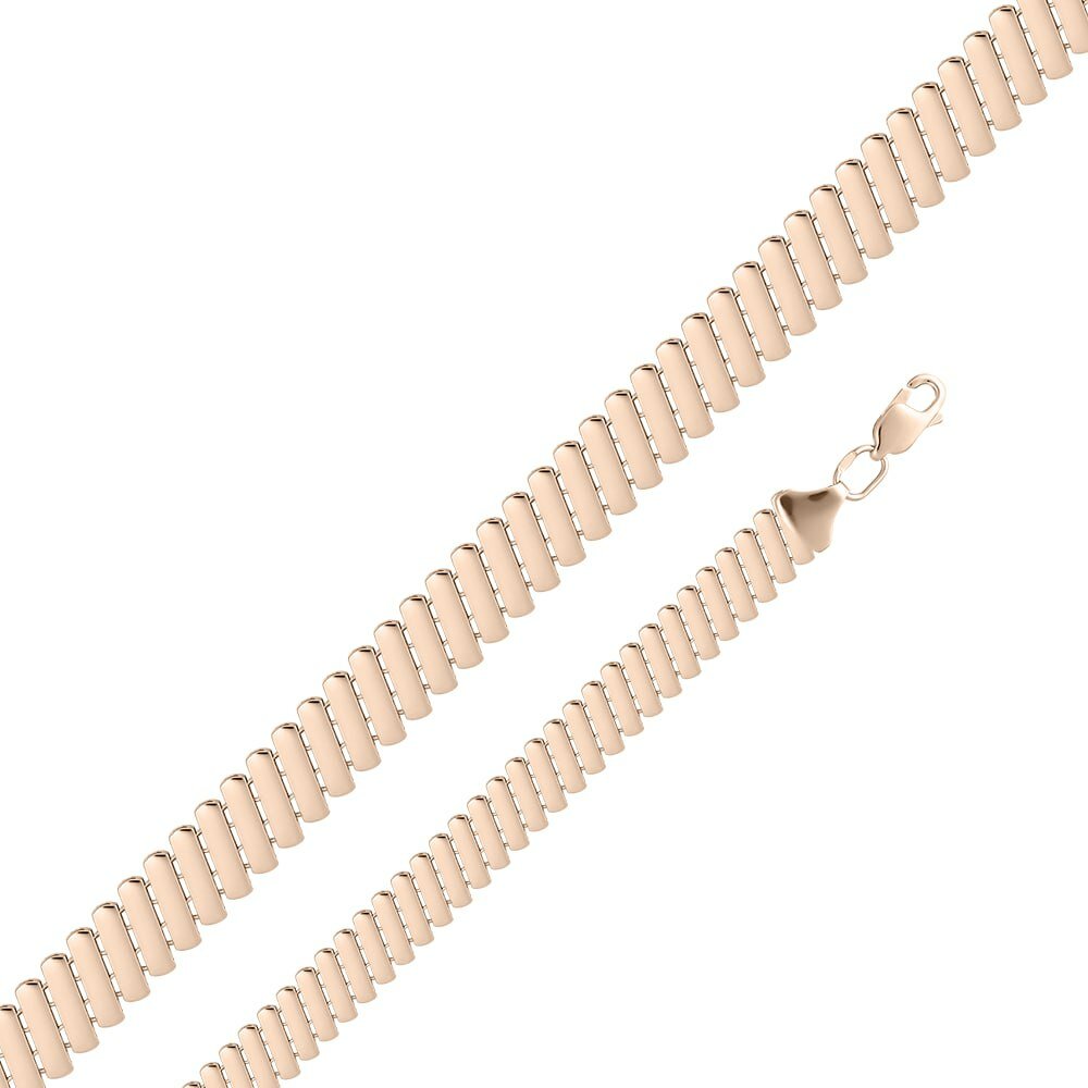 Глидерный браслет, красное золото, 585 проба