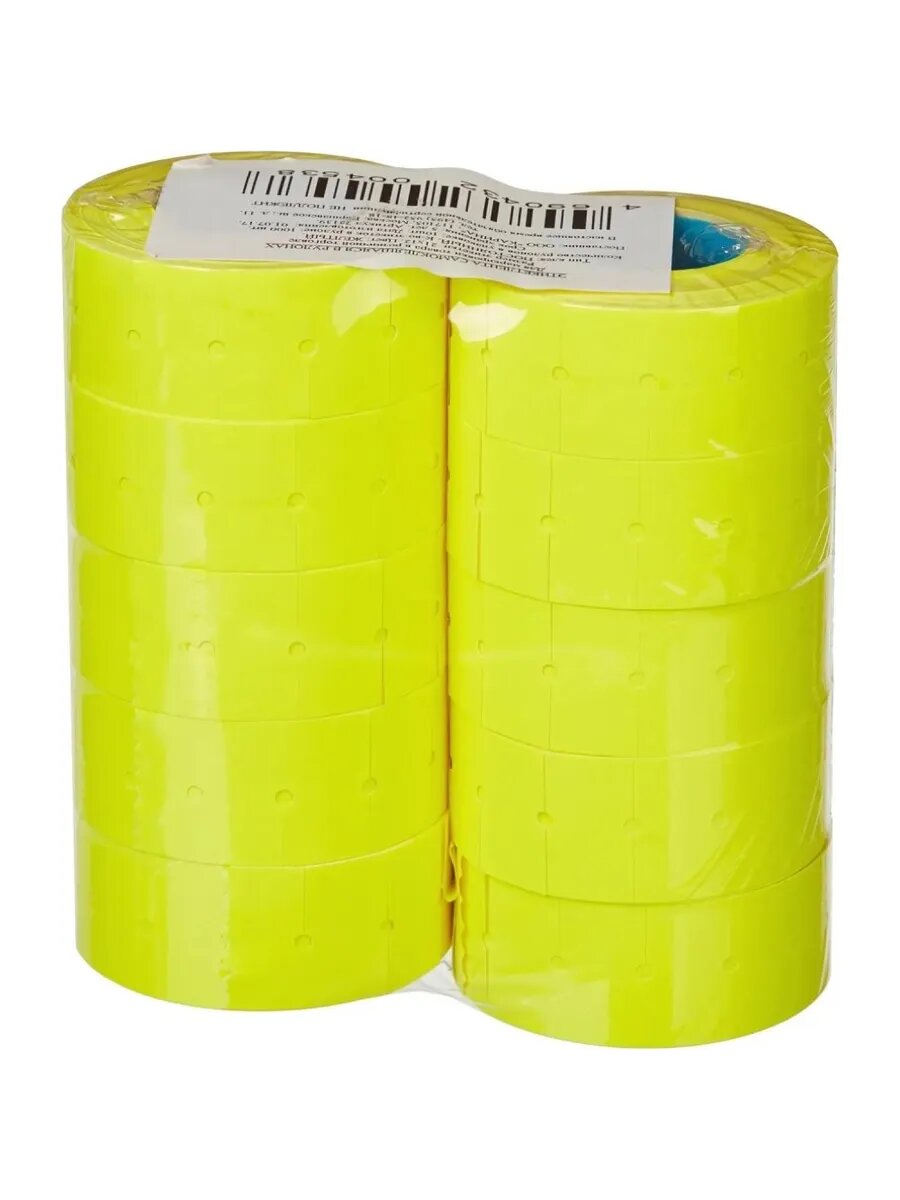 Желтые этикет-ленты для маркировки, 1000 шт