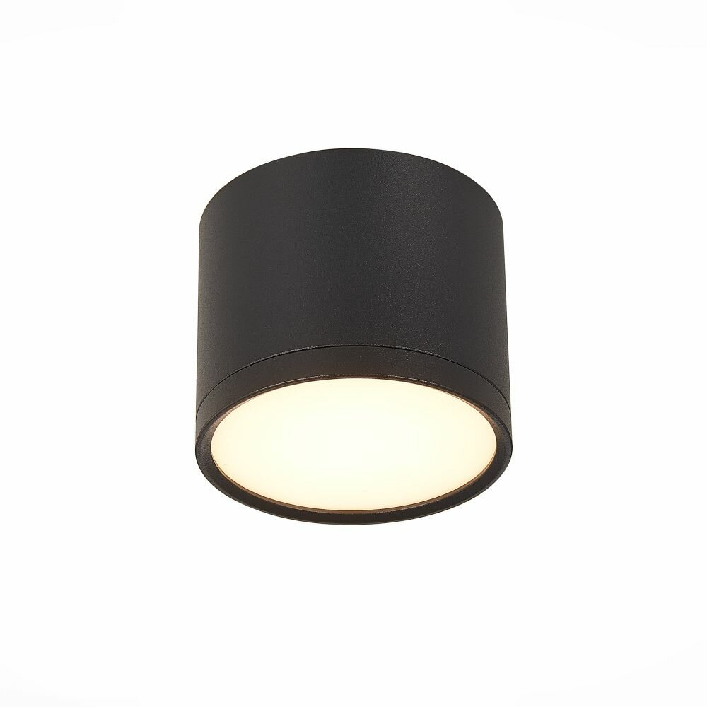 ST113.432.09 ST-Luce Светильник потолочный Черный LED 1*9W 3000K 702Lm Ra>90 120° IP20 D88xH75 170-240V.