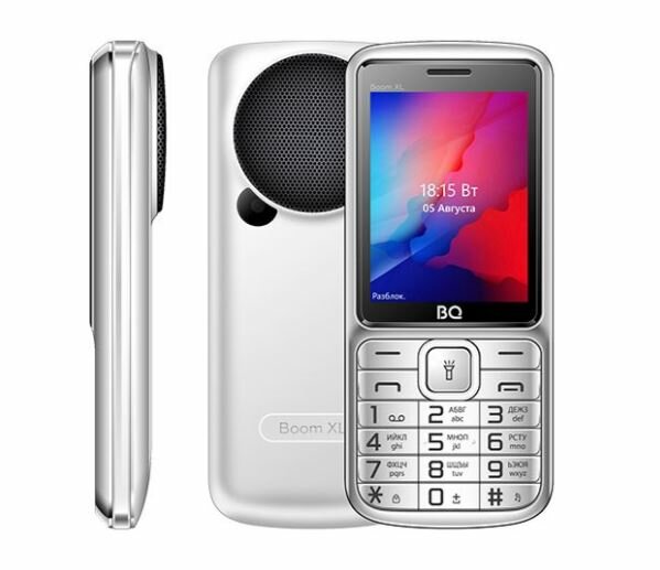 Сотовый телефон BQ 2810 BOOM XL серебристый