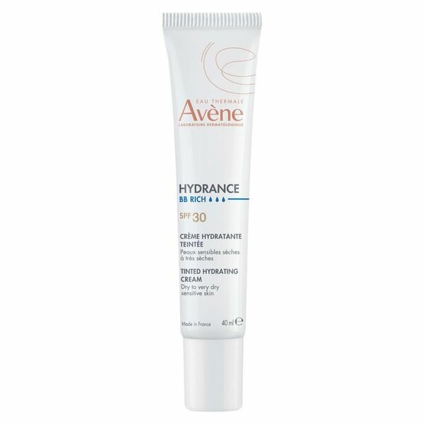 Крем увлажняющий с тонирующим эффектом SPF30 Hydrance BB-Riche Avene/Авен 40мл