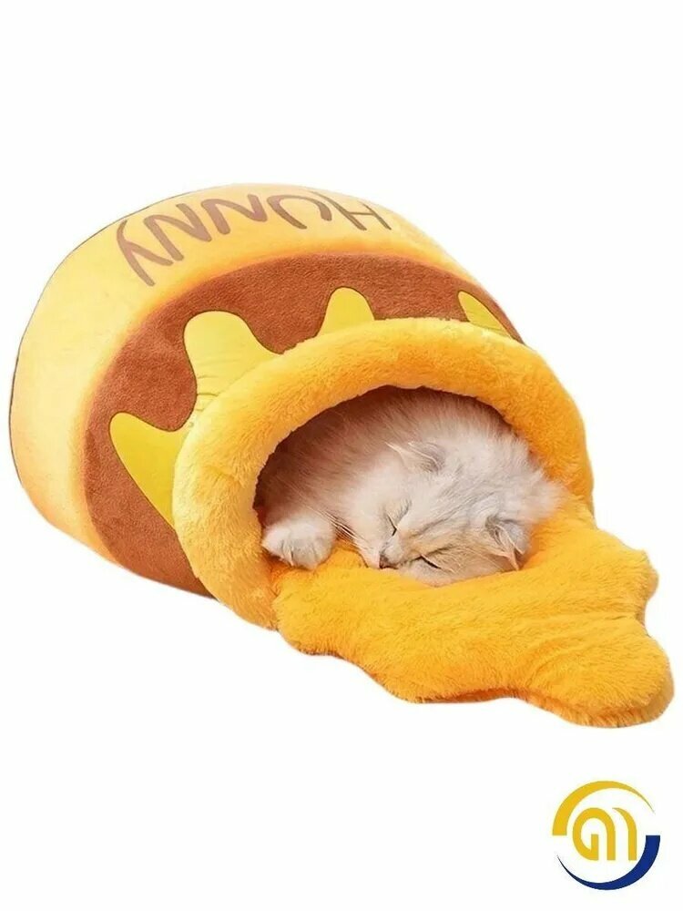 Кошачье гнездо в форме медового горшка