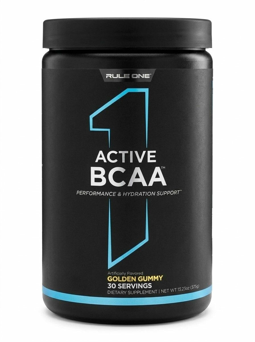 RULE ONE Active BCAA 405 г, аминокислоты, со вкусом Золотой Мармелад