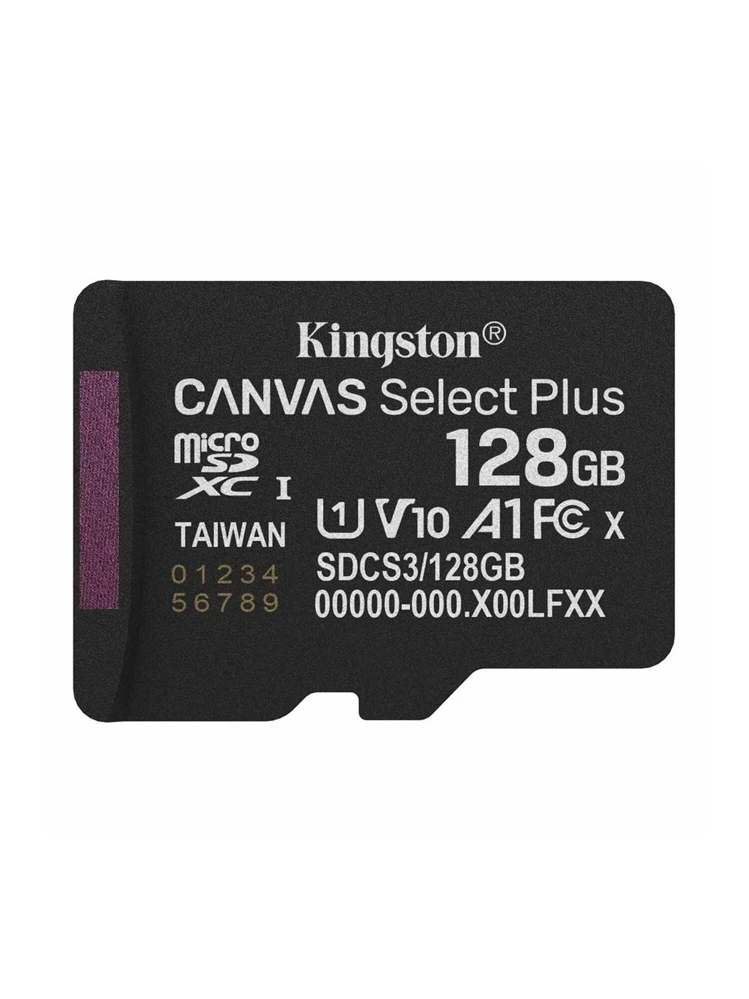 Карта памяти Kingston Canvas Select Plus SDCS3/128GBSP, 128ГБ, Class 10