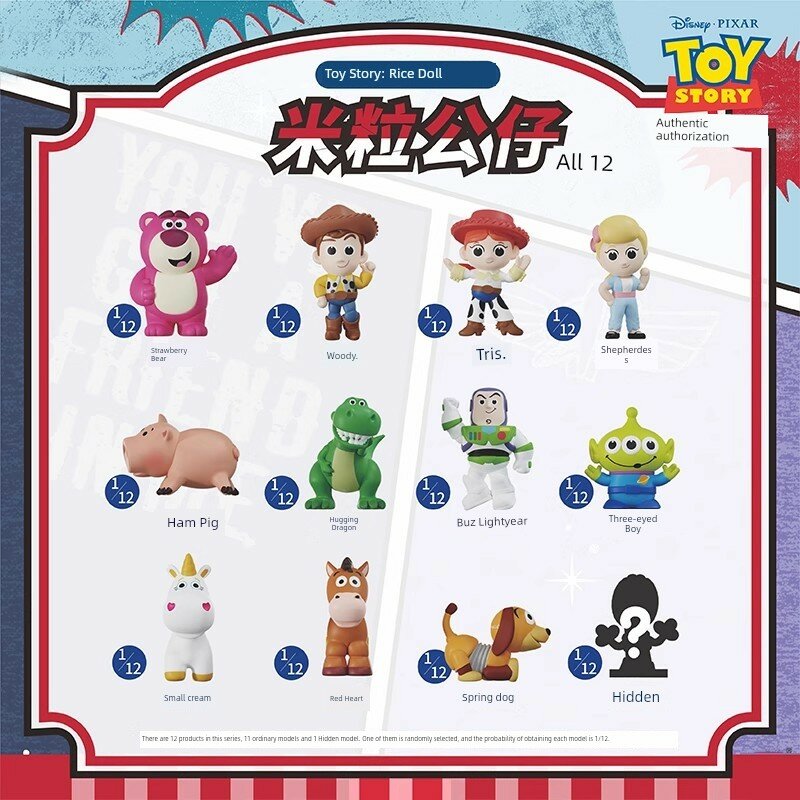 Kollektsionnaya seriya Toy Story: Mini-figurka anime-kharaktera - sluchainyy vybor 1 szhit