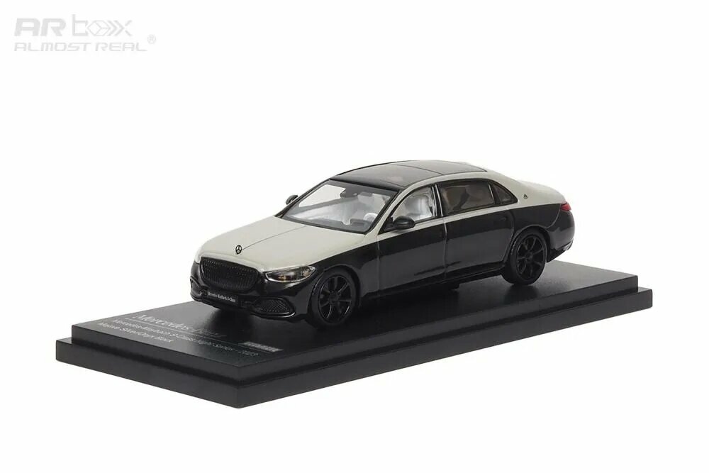 AR box 1:64 Mercedes Maybach S 2021 Dark Night Special Edition Легковая модель автомобиля