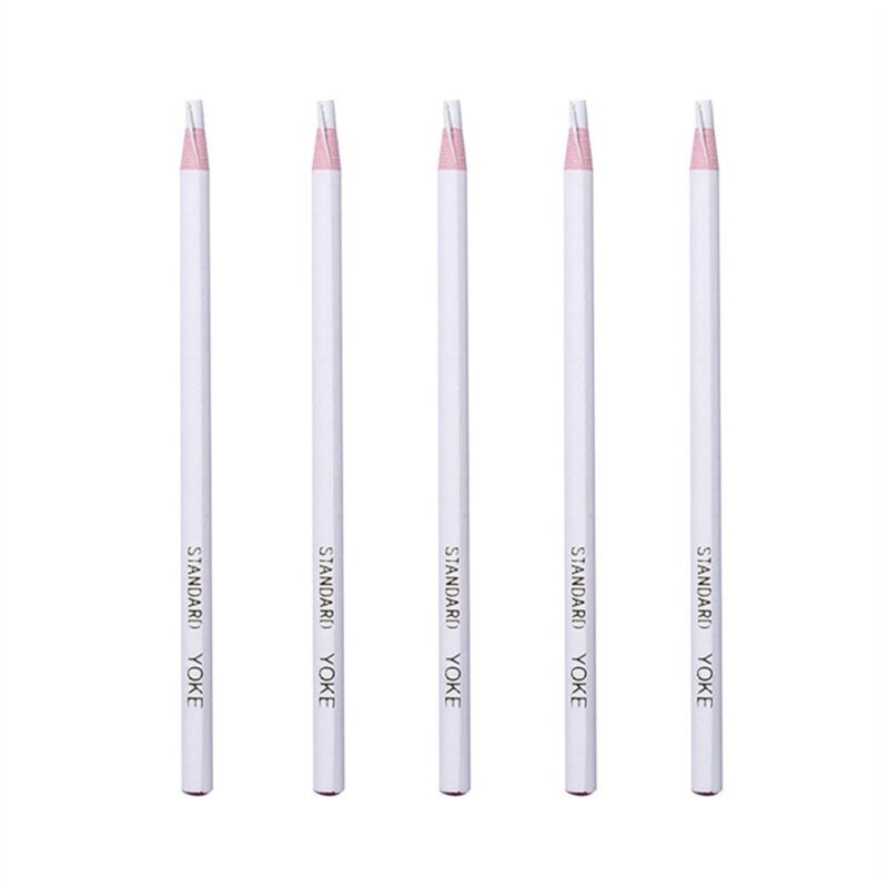 Pack of 5 Pull String Crayons for Fabric Marking and DIY Craft Paper Wrapped