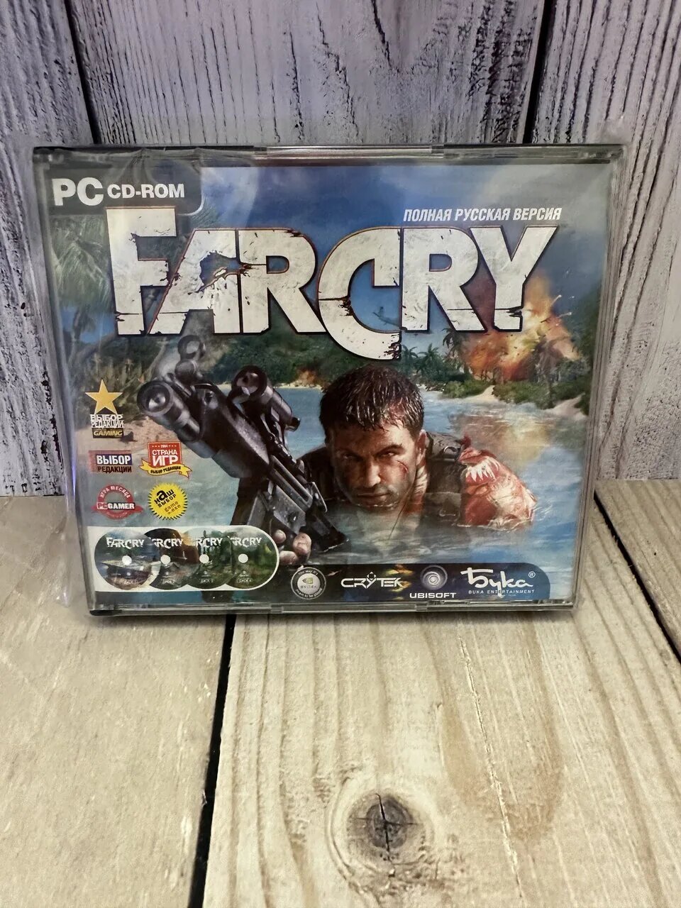 Диск с игрой Far Cry 4 cd (русская версия) для пк лицензия