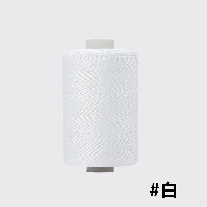 Швейные нитки Asmoothread 100% полиэстер 40S/2 1000 ярдов Белый, White