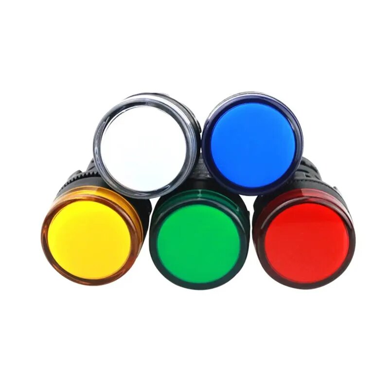 Сигнальная лампа AD16-22DS LED 12/24/220В green, 220 В
