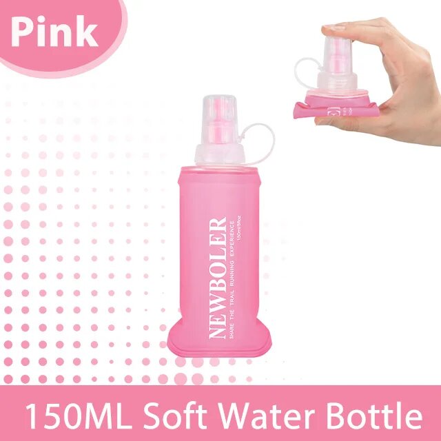 NEWBOLER Складная спортивная бутылка из TPU 150/250/500 мл BOT200-150-LIGPINK