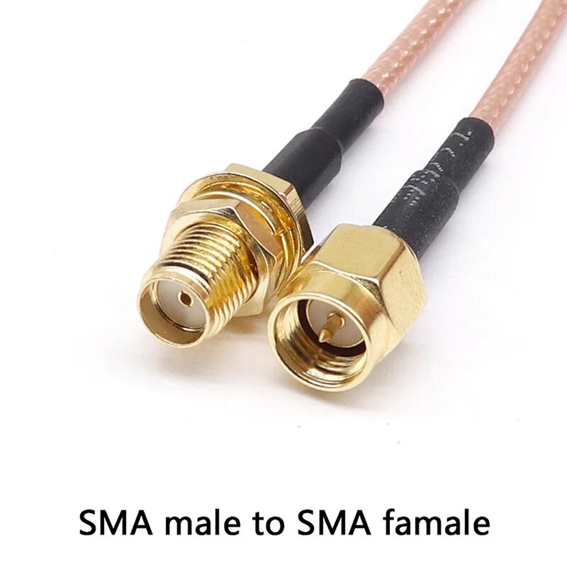 Кабель-удлинитель антенны RG316 SMA-JK Lebeisenf 10cm, SMA F to SMA M