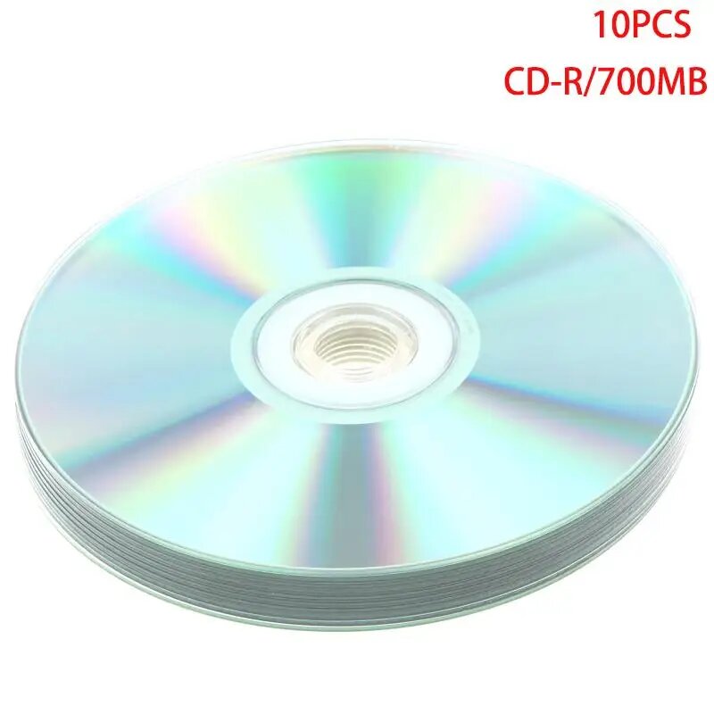 CD-R диски 700MB, 10шт, Цвет: A1
