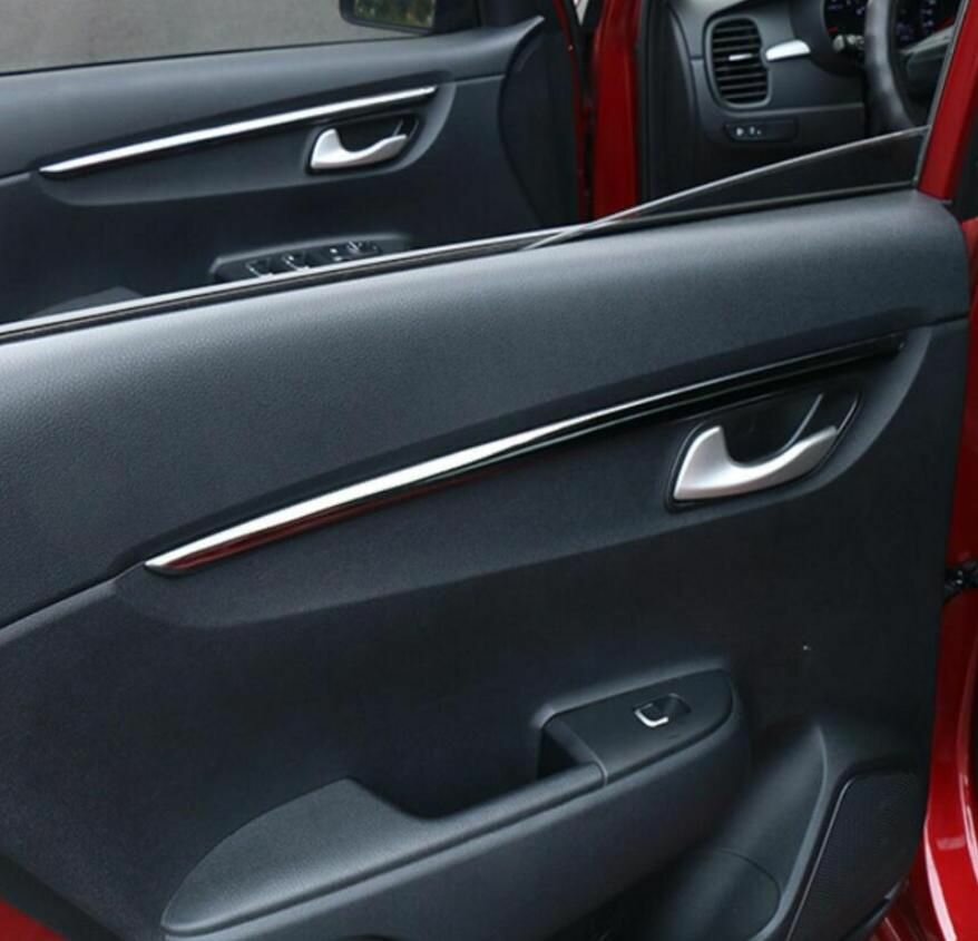 Накладки (молдинги) на внутреннюю часть дверной карты КИА РИО Икслайн - Kia Rio X-Line - Kia Rio X 2017-2023