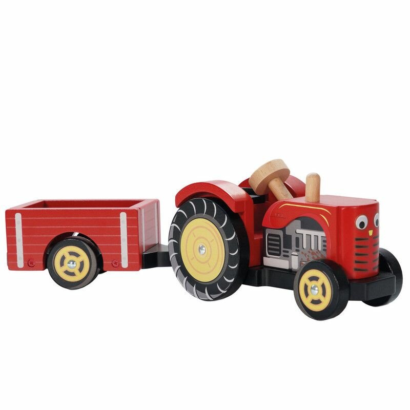 Игрушечный трактор Le Toy Van Farmyard Tractor and Trailer