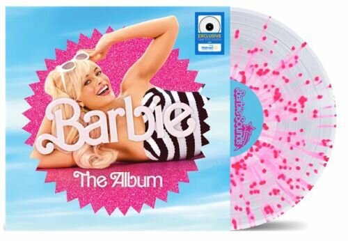 Barbie - The Movie, The Album OST (Clear Pink Splatter USA Ken Limited) Виниловая Пластинка, Цвет Прозрачный с Розовыми Брызгами Барби в Кино с Dua Lipa, Billie Eilish, Charli XCX и Tame Impala