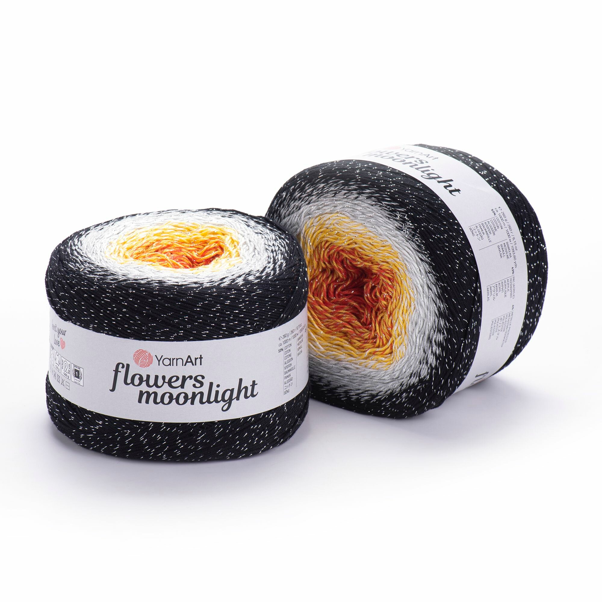 Пряжа YarnArt Flowers Moonlight 3259 (1 моток по 260г/1000м)