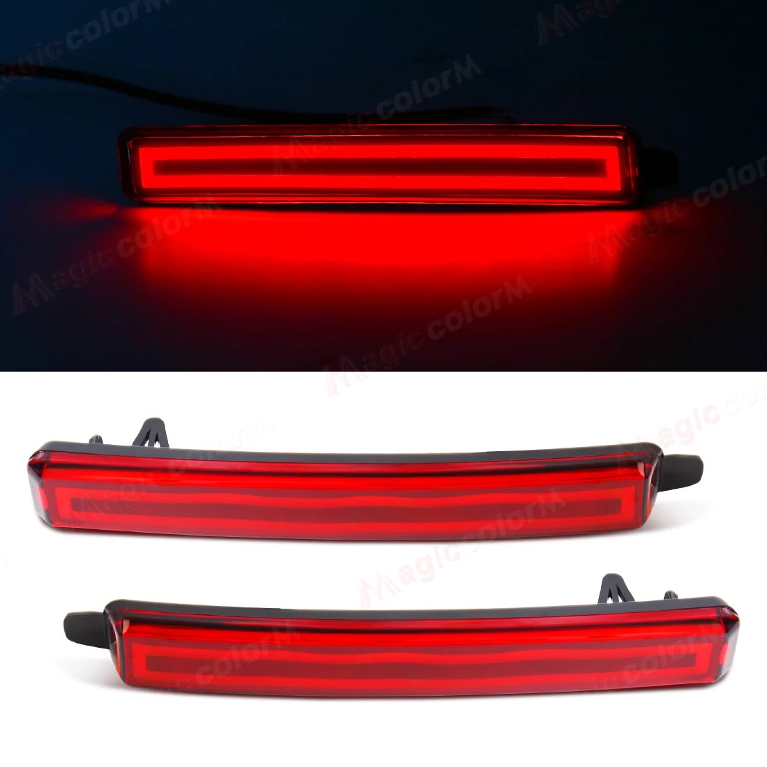 Светодиодный отражатель бампера Style B Red Shell
