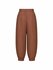 Брюки FENDI Pleated elasticated-cuff trousers, размер 44, коричневый