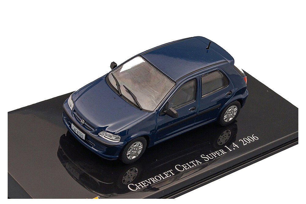 Модель коллекционная ALTAYA Chevrolet celta super 2006, blue