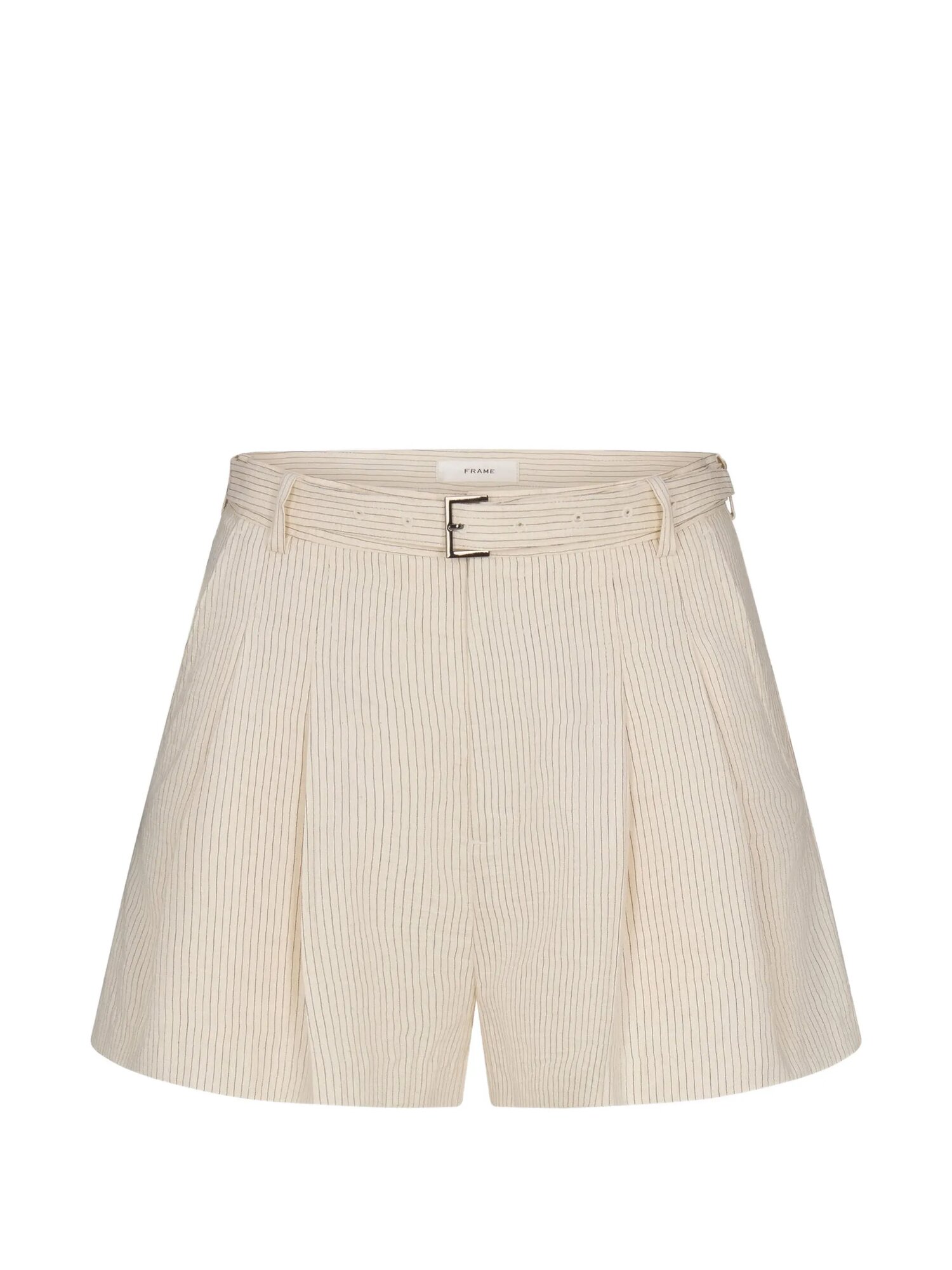 Шорты Pinstripe belted shorts